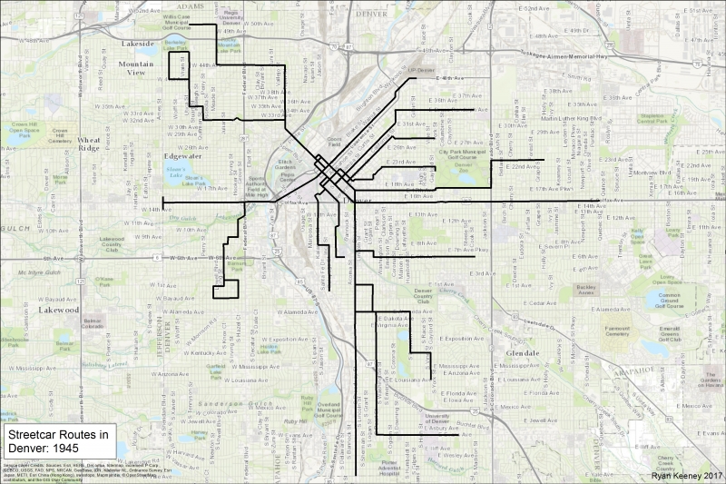 The History of Denver’s Streetcars and Their Routes – DenverUrbanism Blog
