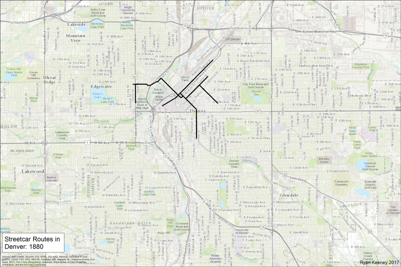 The History of Denver’s Streetcars and Their Routes – DenverUrbanism Blog