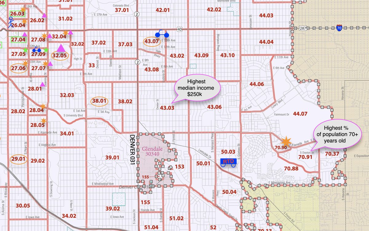 Denver’s Most Urban Census Tracts and Urban Neighborhoods ...